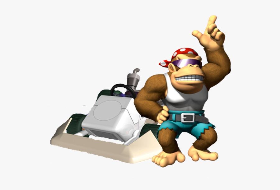 Transparent Funky Kong Png - Funky Kong Mario Kart Wii , Free ...