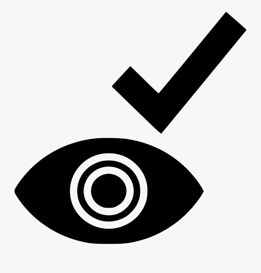 Check Mark Eye - Circle , Free Transparent Clipart - ClipartKey