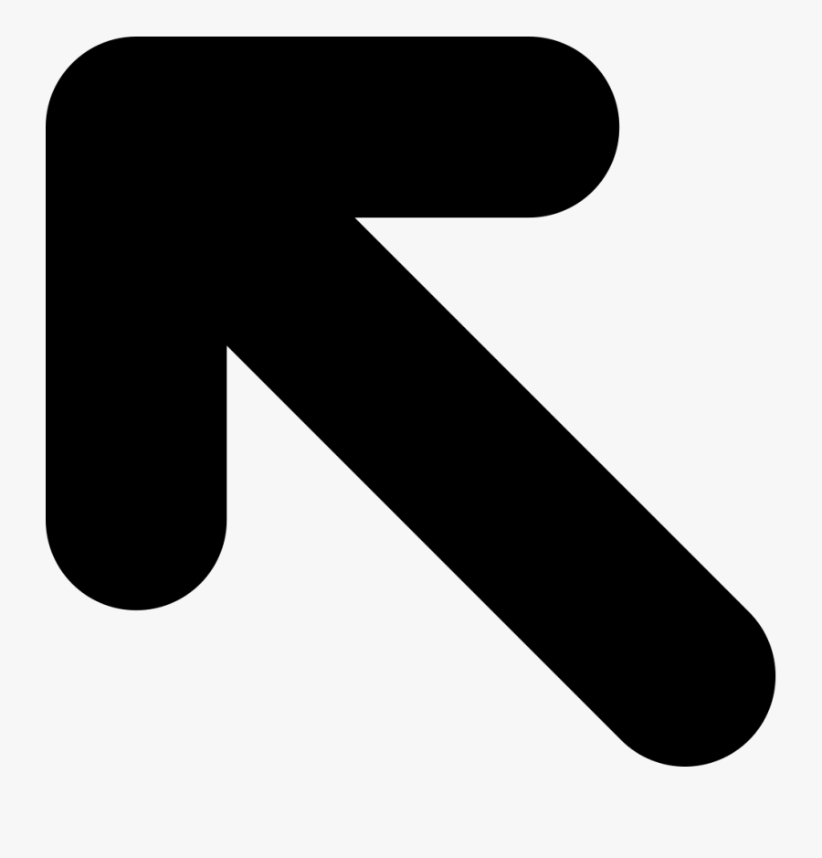 Upper Left Arrow - Arrow Pointing Top Left , Free Transparent Clipart ...