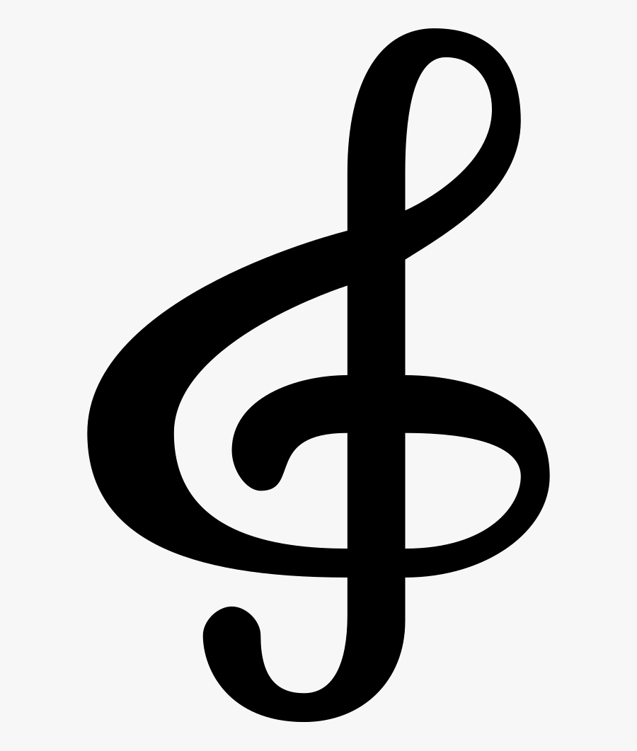 Treble Clef Svg Free , Free Transparent Clipart - ClipartKey