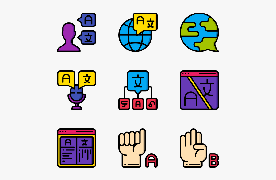 Language - Translation Icon Psd Png , Free Transparent Clipart - ClipartKey