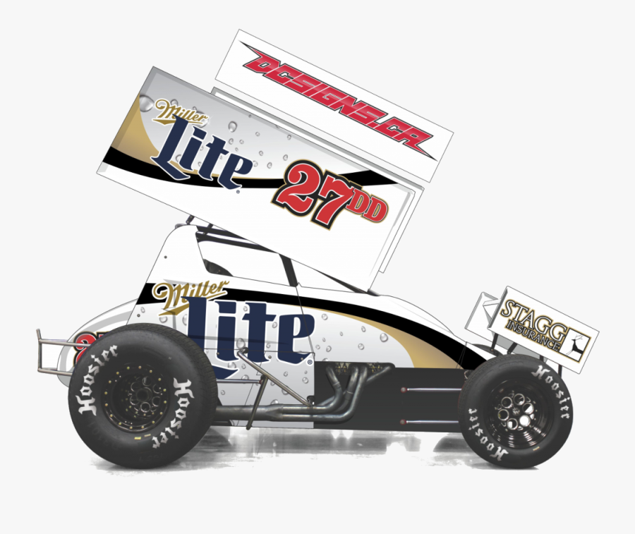 Download Sprint Car Racing Transparent Png - Miller Lite Sprint Car ...