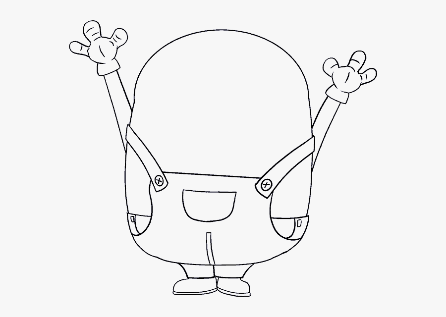 How To Draw Bob The Minion Easy Step By Step Drawing - Bob The Minion ...