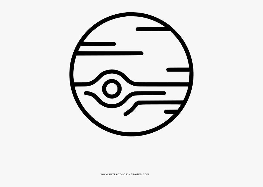 Jupiter Coloring Page - Simple Drawing For Environmental Day , Free ...