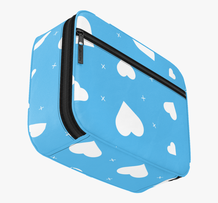 Blue Hearts Lunchbox - Illustration , Free Transparent Clipart - ClipartKey