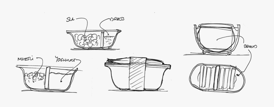 Lunchbox - Sketch , Free Transparent Clipart - ClipartKey