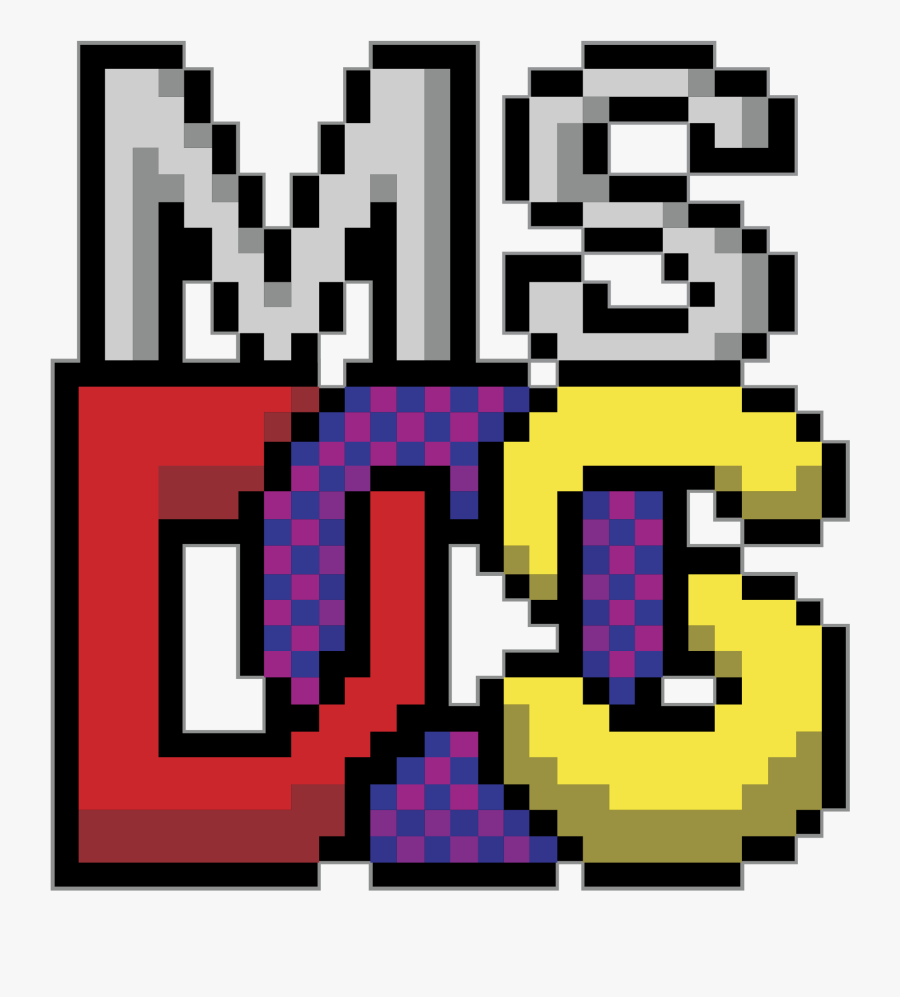 Ms Dos Logo Png - Microsoft Ms Dos Logo , Free Transparent Clipart ...
