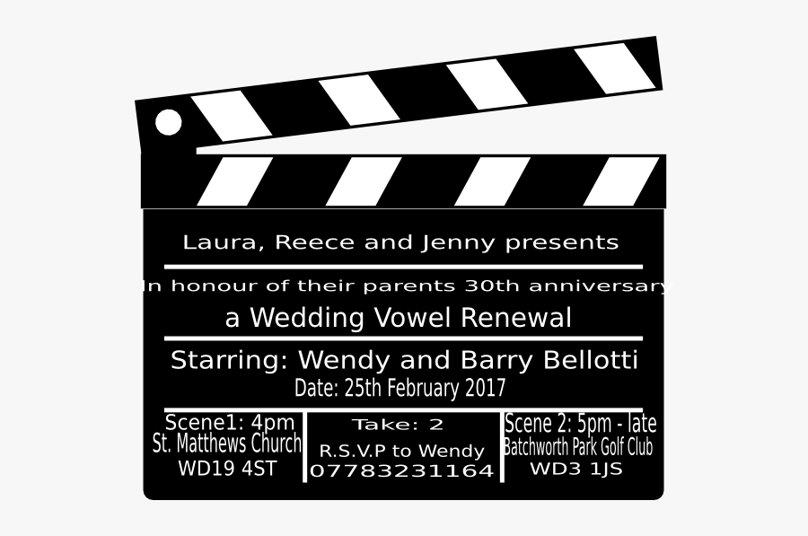 Happy Birthday Film Director , Free Transparent Clipart - ClipartKey