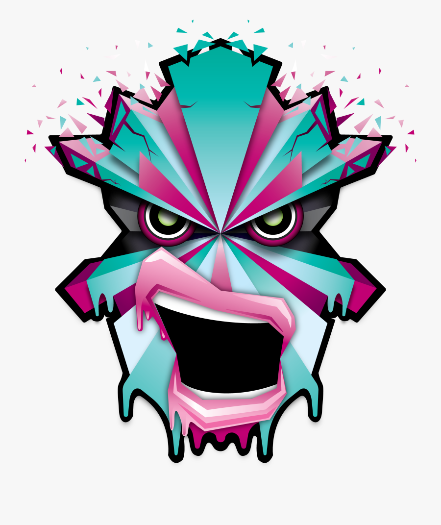 Bass Face Explode Face-01 , Free Transparent Clipart - ClipartKey