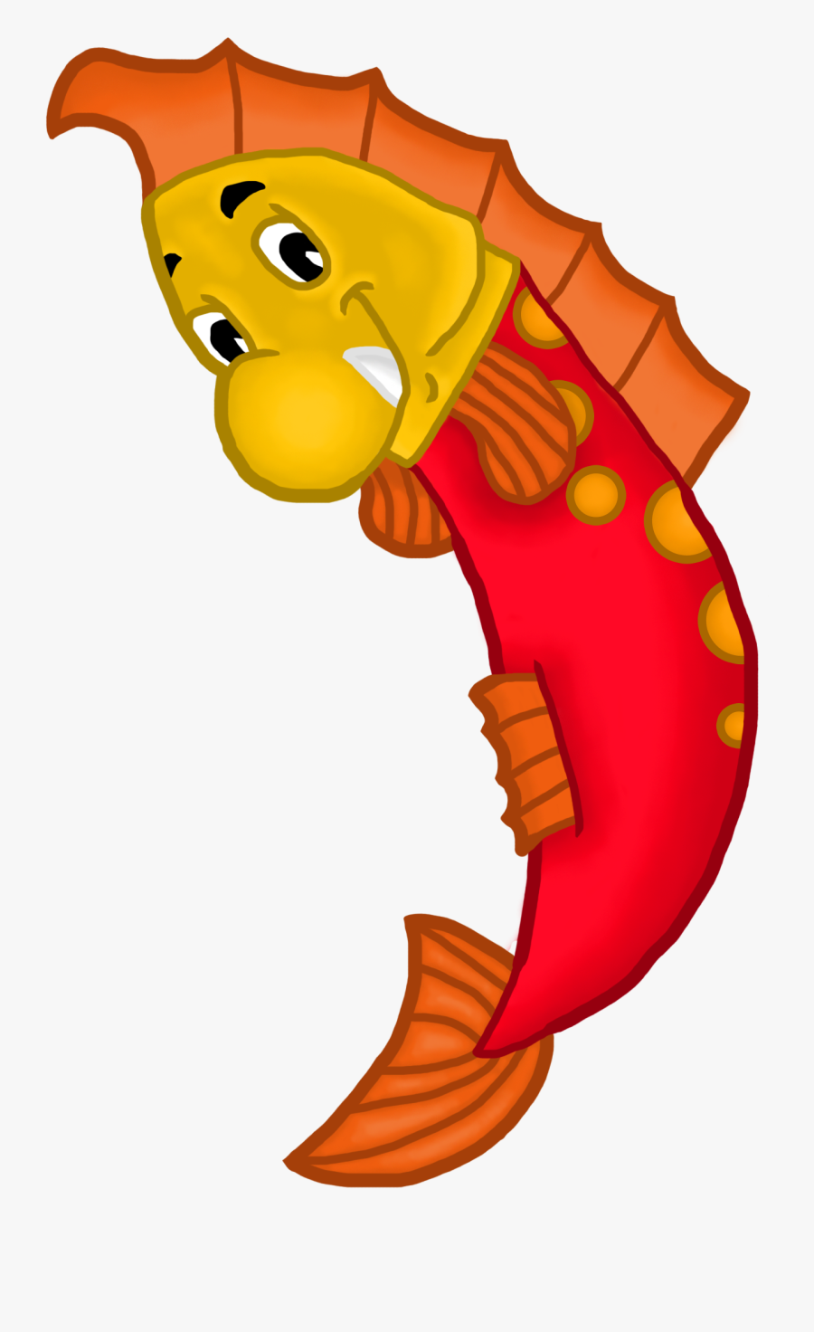 Sharppie Dots In Fish Transformation - Cartoon , Free Transparent ...