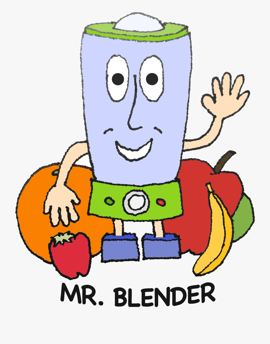 Mr - Blender - Cartoon , Free Transparent Clipart - ClipartKey
