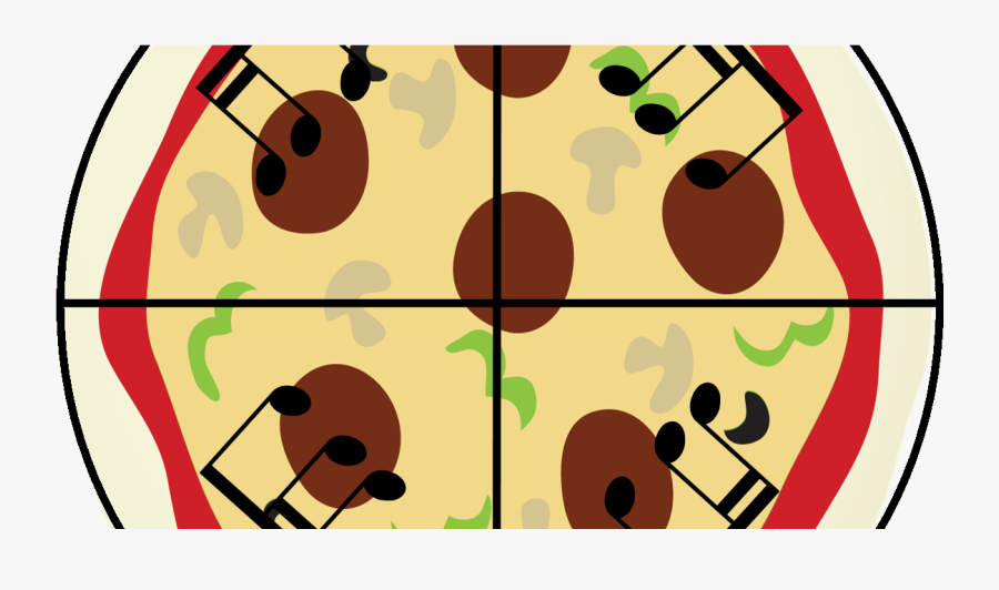 Pizza Fraction Clip Art - Music , Free Transparent Clipart - ClipartKey