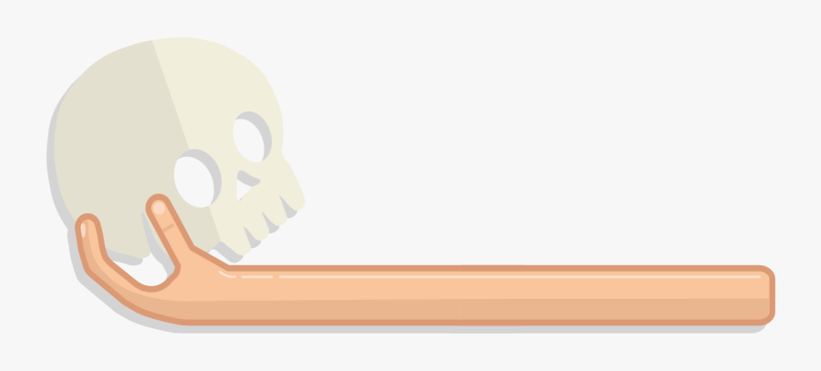 Hand Holding Skull - Skull , Free Transparent Clipart - ClipartKey