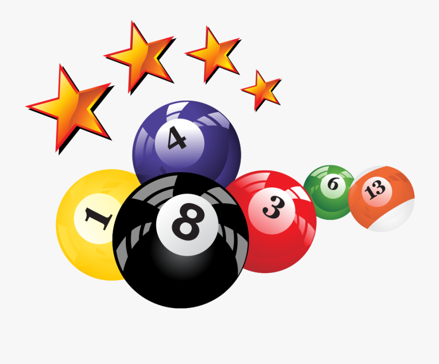 Transparent Eight Ball Clipart - Billiard Background Vector , Free ...