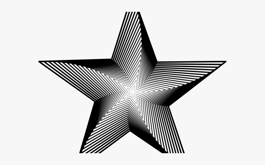 Bw Clipart Star - Star Geometry , Free Transparent Clipart - ClipartKey