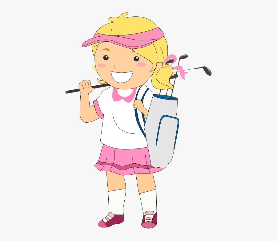 Kids In Golf - Cartoon , Free Transparent Clipart - ClipartKey