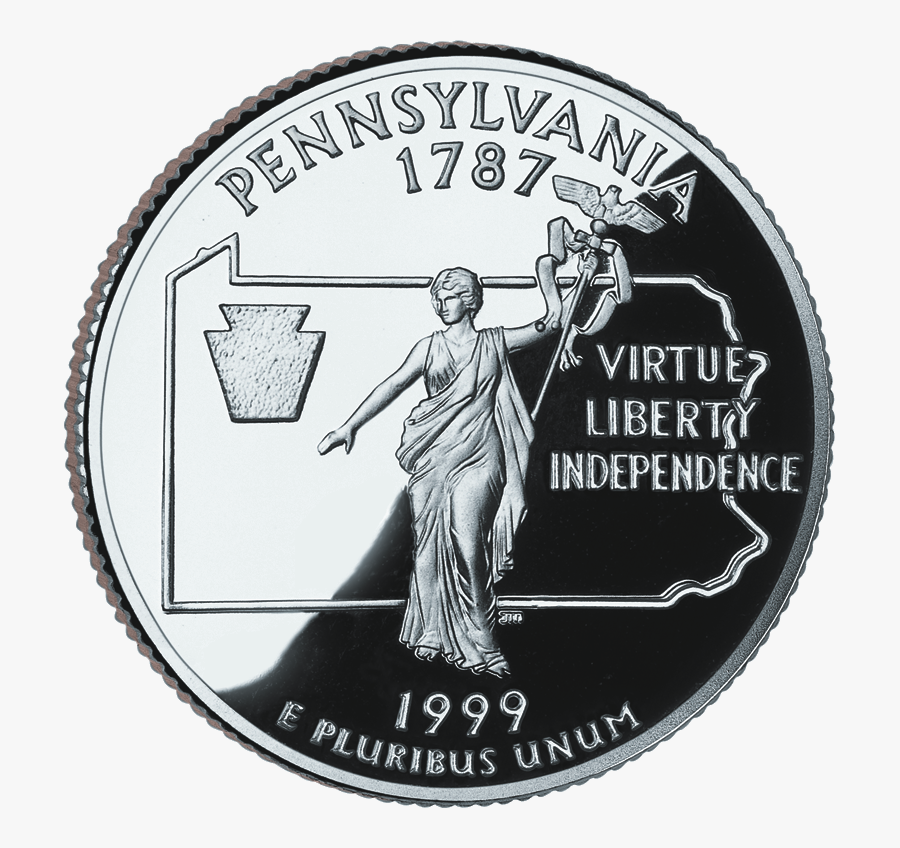 Pennsylvania State Quarter , Free Transparent Clipart - ClipartKey