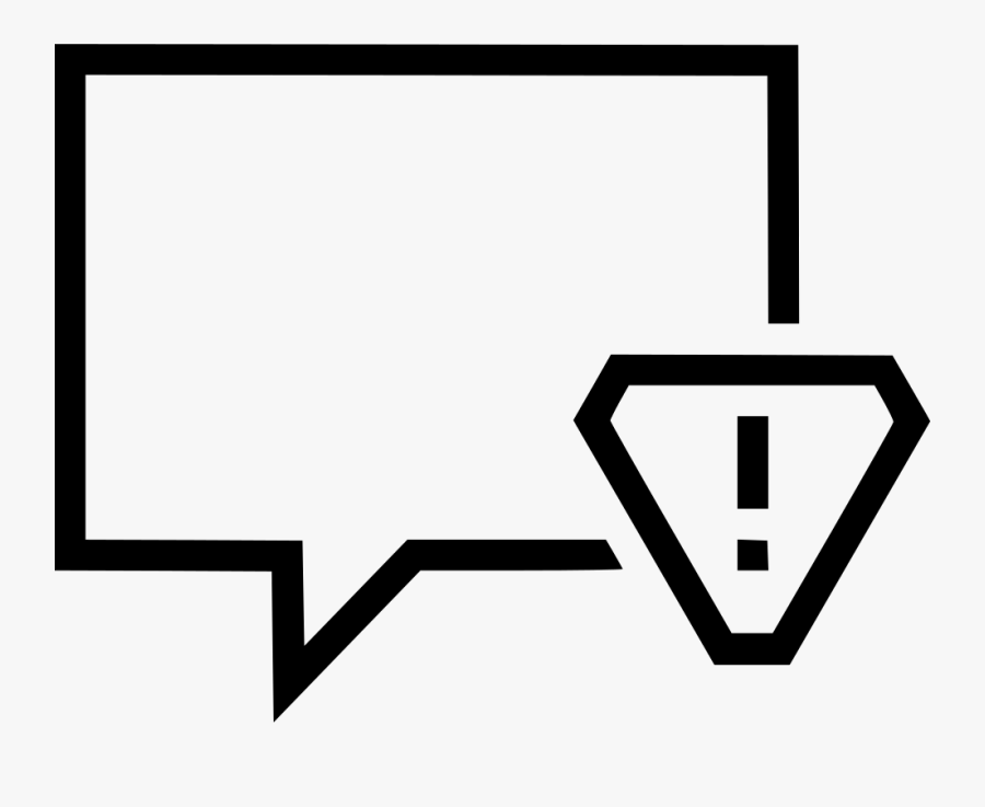 Message Alert Bubble Conversation Talk Attention Comments - Portable ...