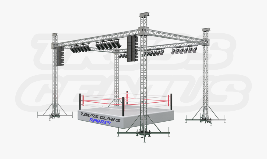Boxing, Boxing Ring Truss, Aluminum Truss, Global Truss, - Stage Truss , Free Transparent ...