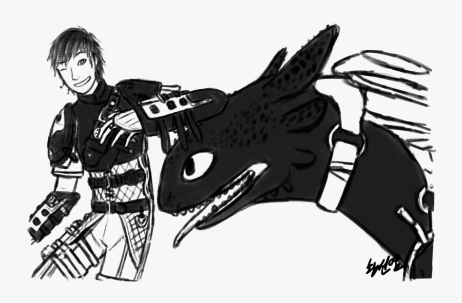 Transparent Toothless Clipart - Httyd Hiccup And Toothless Silhouette ...