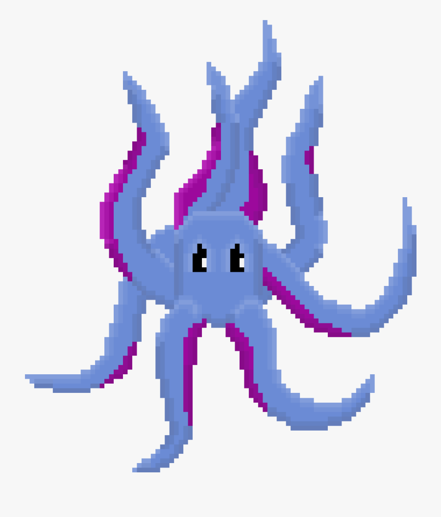 Octopus Pixel Art Gif , Transparent Cartoons - Octopus Pixel Art Gif ...