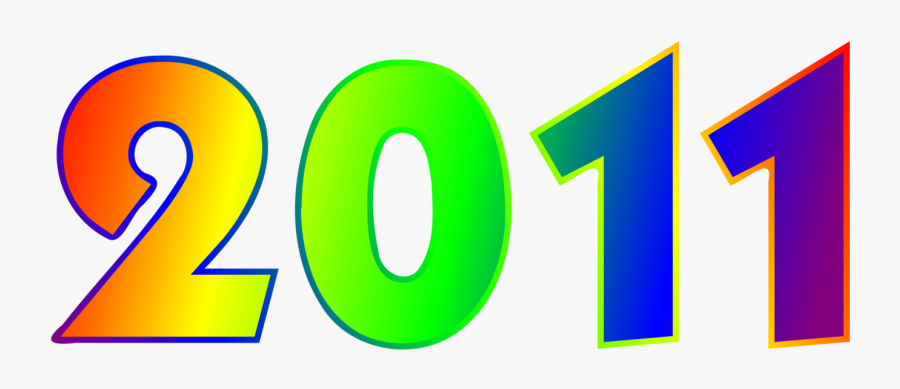 2011 Rainbow Sign - 2011 , Free Transparent Clipart - ClipartKey