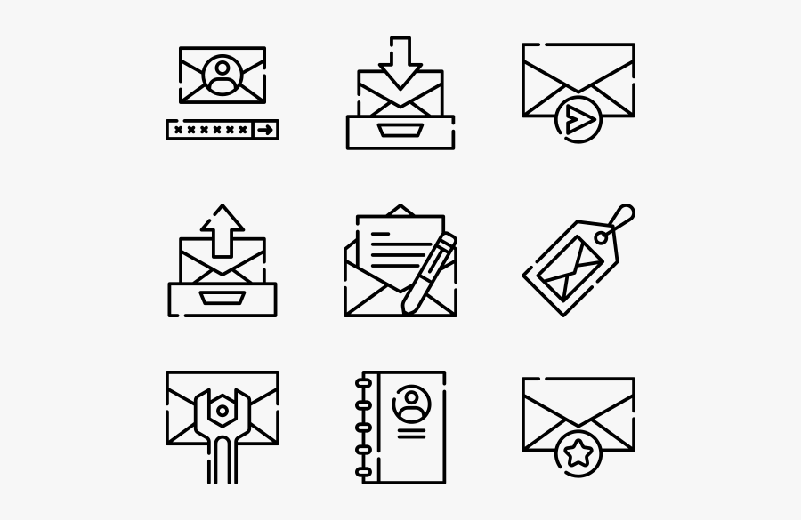 Email - Pixel Icons , Free Transparent Clipart - ClipartKey