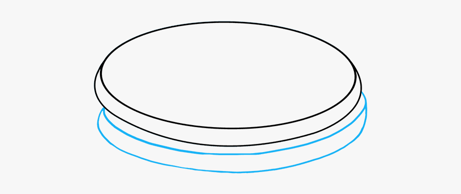 How To Draw Pancakes - Circle , Free Transparent Clipart - ClipartKey