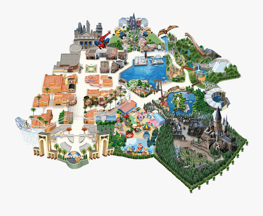 Map - Universal Studios Japan Shops , Free Transparent Clipart - ClipartKey