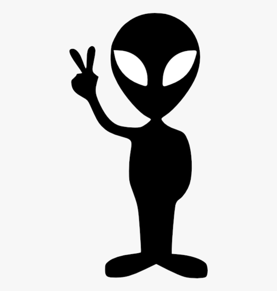 Alien Clipart Black And White Transparent For Free - Alien Clipart ...