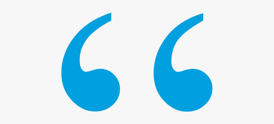 Transparent Background Quotation Marks Blue , Free Transparent Clipart ...
