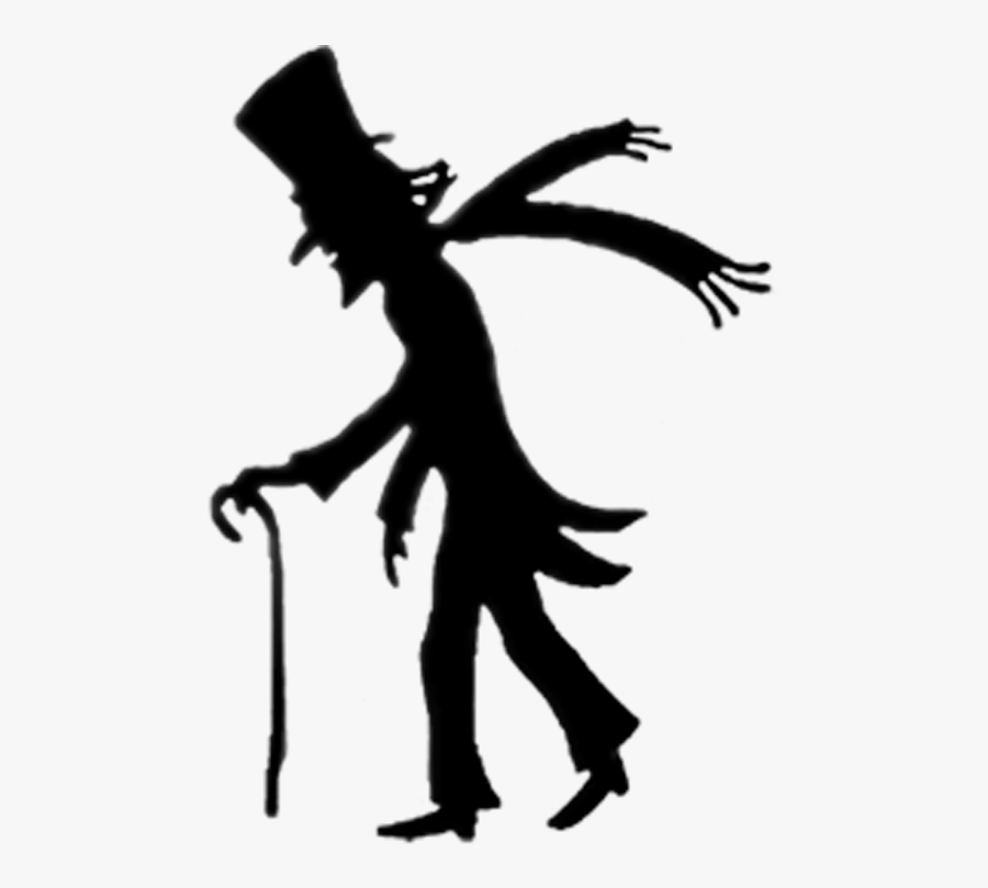 Scrooge Silhouette Png - Christmas Carol Scrooge Silhouette , Free ...