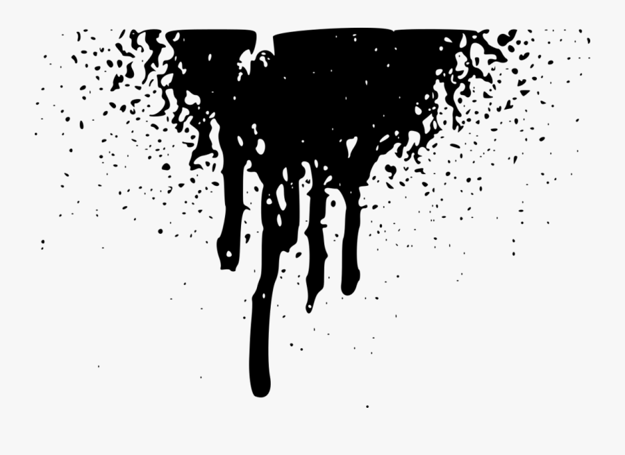 Transparent Paint Png - Black Paint Drop Png , Free Transparent Clipart ...