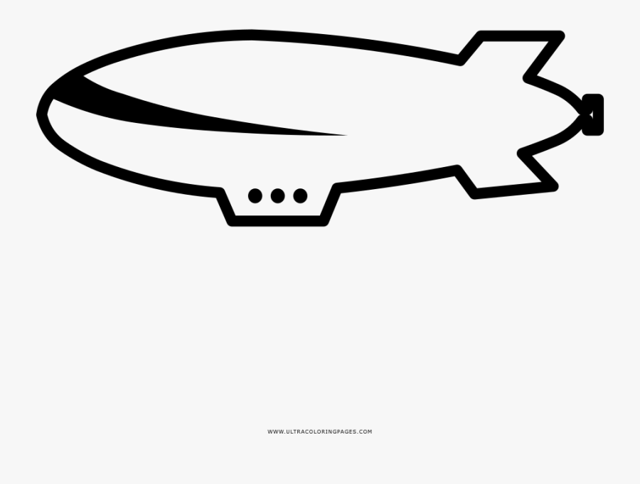 Zeppelin Coloring Page , Free Transparent Clipart - ClipartKey
