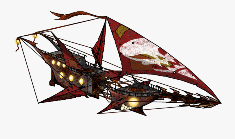 Airship Drawing Sci Fi - D&d Gith Ship , Free Transparent Clipart ...