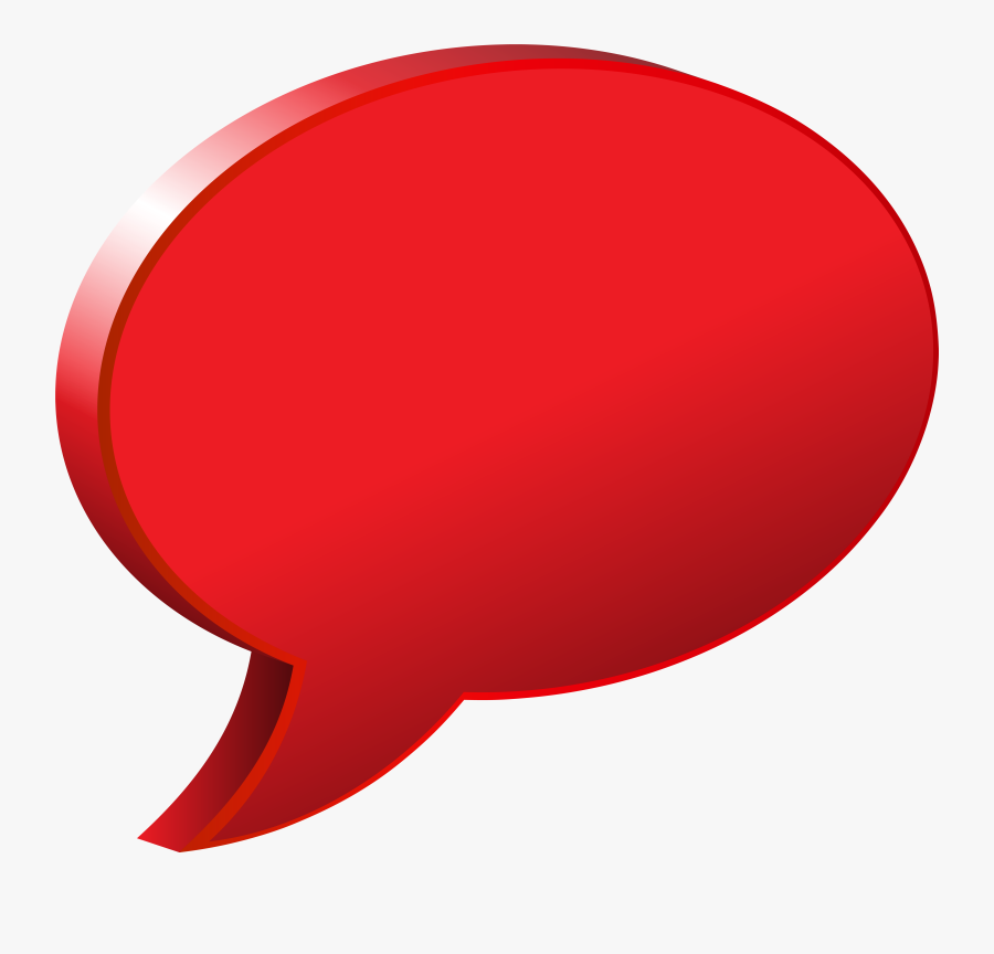 Speech Bubble Clipart Red , Free Transparent Clipart - ClipartKey