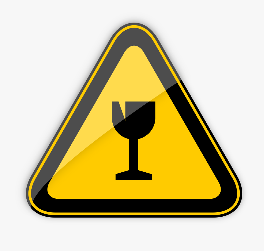 Fragile Warning Sign Png , Free Transparent Clipart - ClipartKey