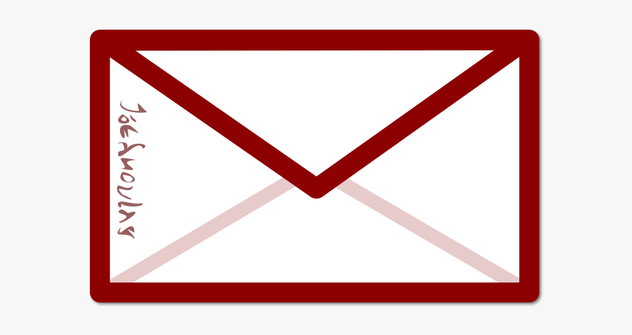 Envelope With Some Alien Writing , Free Transparent Clipart - ClipartKey