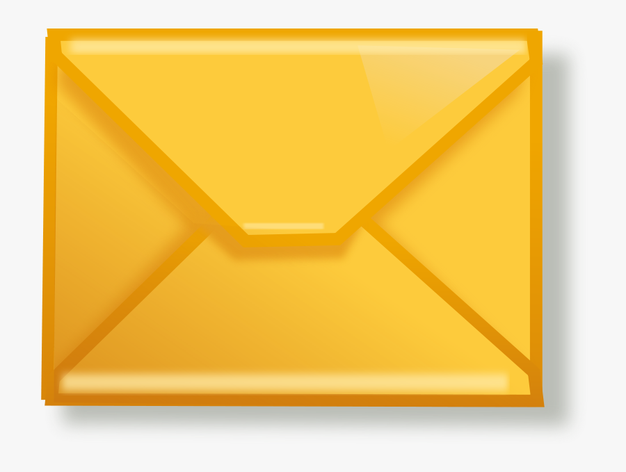 Yellow Mail - Mail Yellow , Free Transparent Clipart - ClipartKey