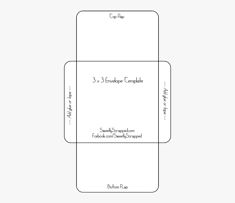 Clip Art Sweetly Scrapped Free Printable - Envelope , Free Transparent ...