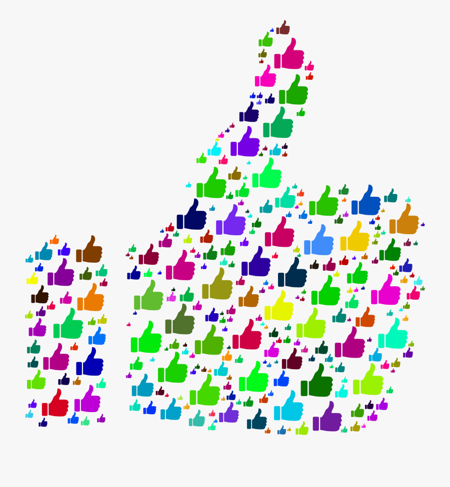 Clipart Thumbs Up Microsoft - Thumbs Up In Different Colors , Free ...