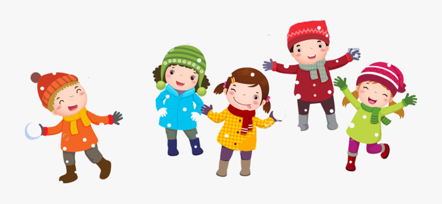 Playing In The Snow - Winter Kids Clip Art , Free Transparent Clipart ...