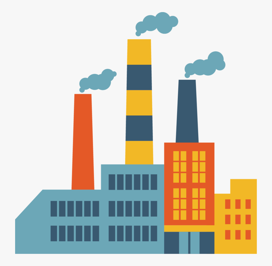 Factory Creative Vector Design Chimney Icon - Factory Icon Png , Free ...
