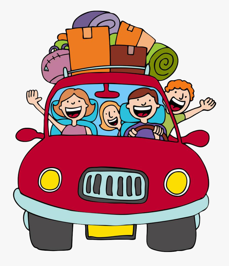 Vacation Road Trip Cartoon Clip Art Family Vacation Clipart Free