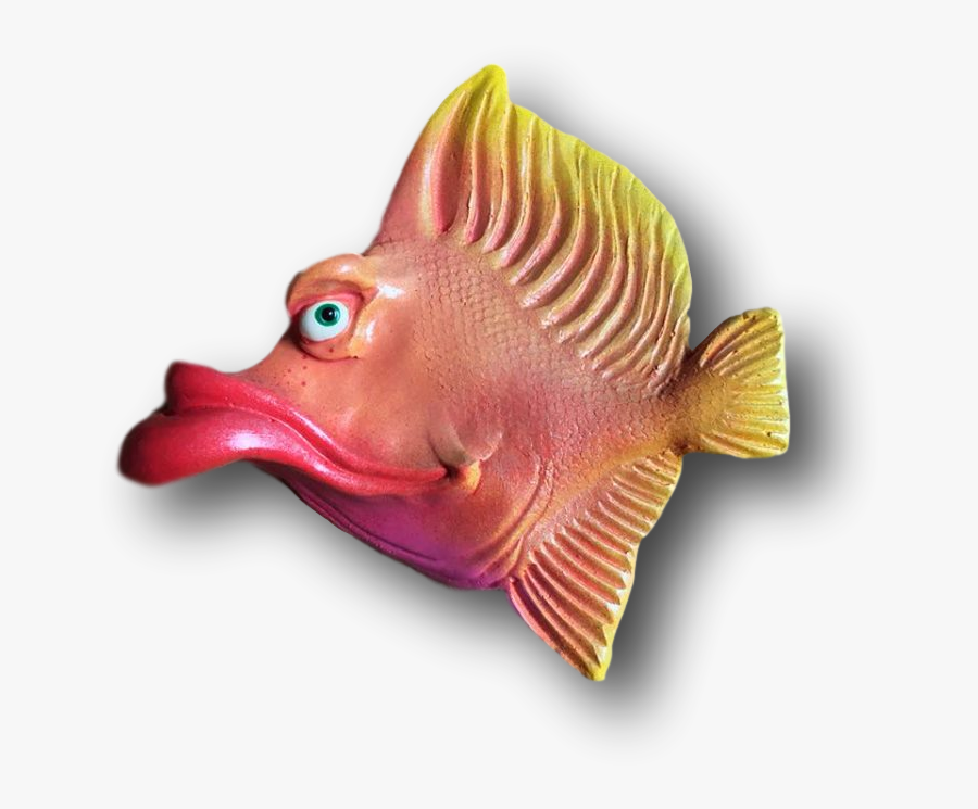 Orange Yellow Elvis Red Lips Fish With Attitude - Snapper , Free ...