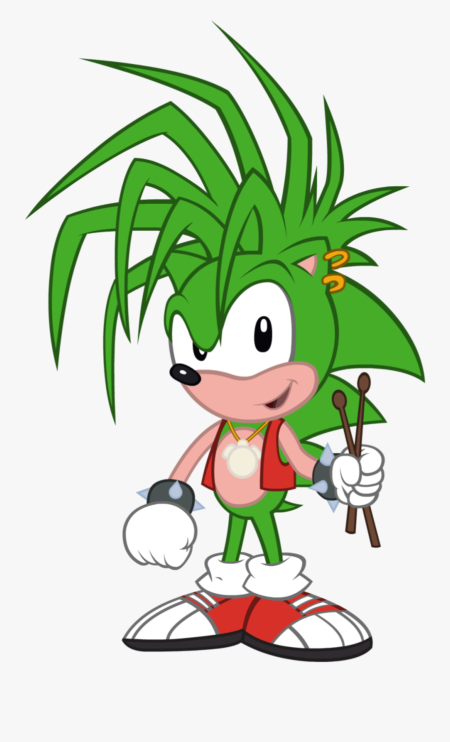 Manic - Classic Manic The Hedgehog , Free Transparent Clipart - ClipartKey
