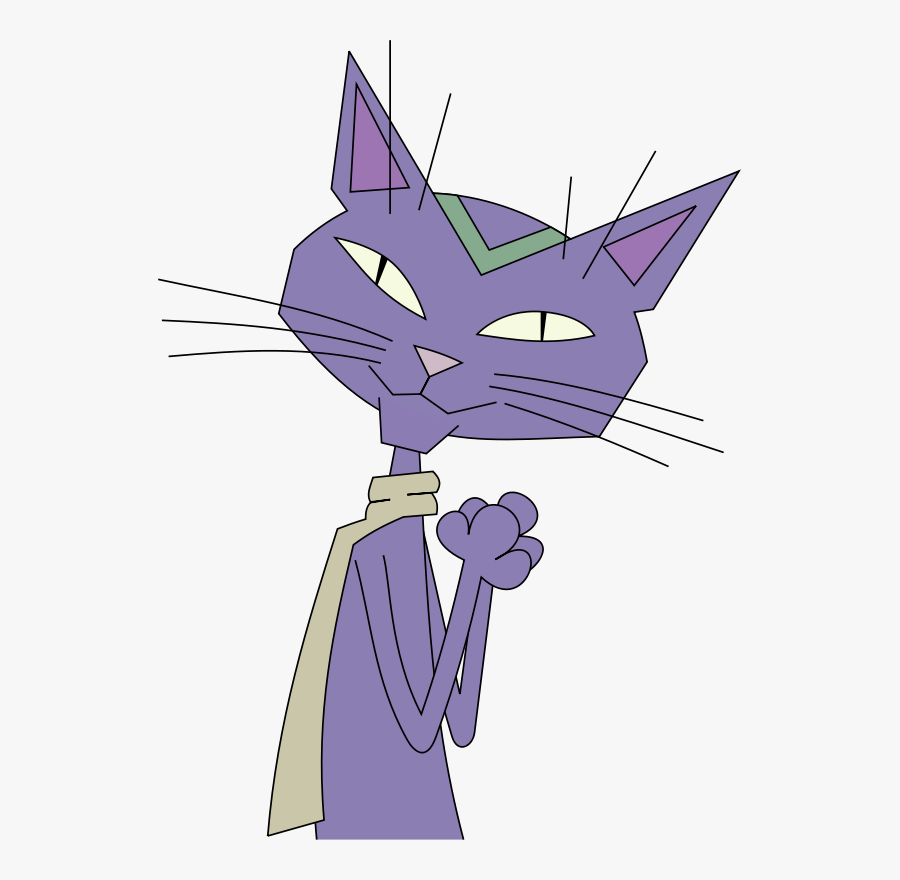 Free Purple Cat Clipart - Cartoon Network Purple Cat , Free Transparent ...