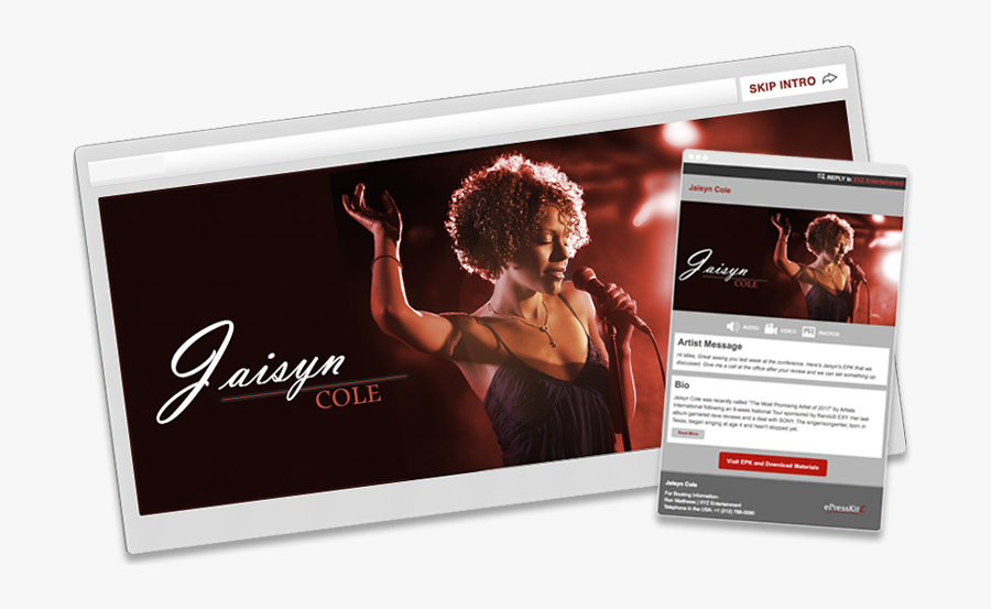 Clip Art Press Kits Designs - Singer Press Kit Example , Free ...