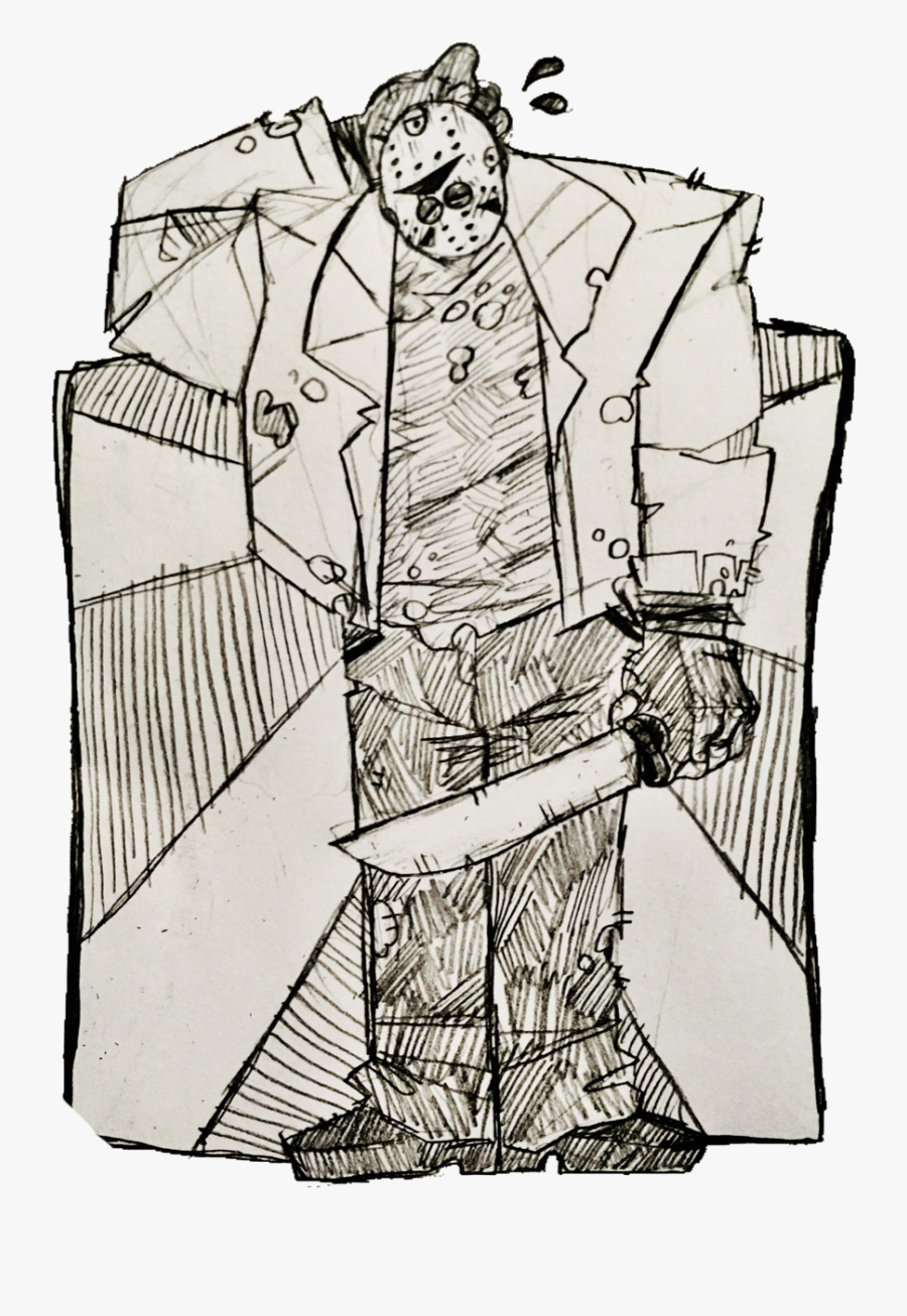 Pinhead Drawing Mike Myers Halloween - Sketch , Free Transparent ...