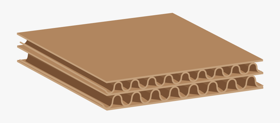 Clip Art Corregated Cardboard - Double Wall Corrugated Board , Free ...